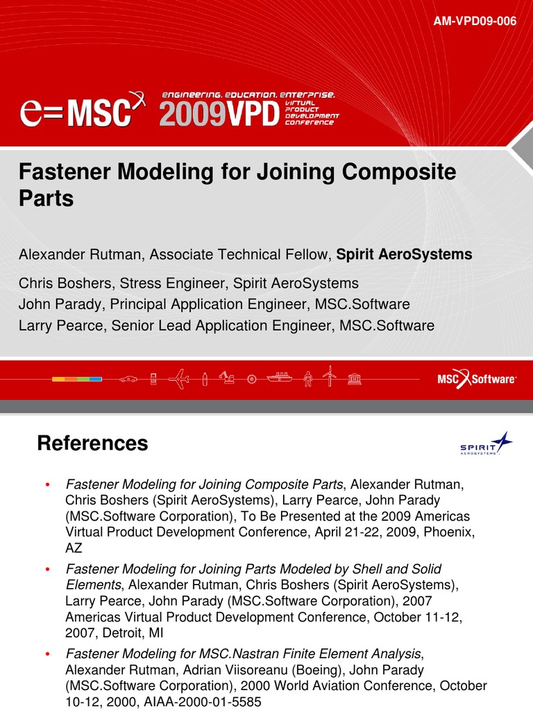 Fastener Modeling for Composites | PDF | Finite Element Method | Stress ...