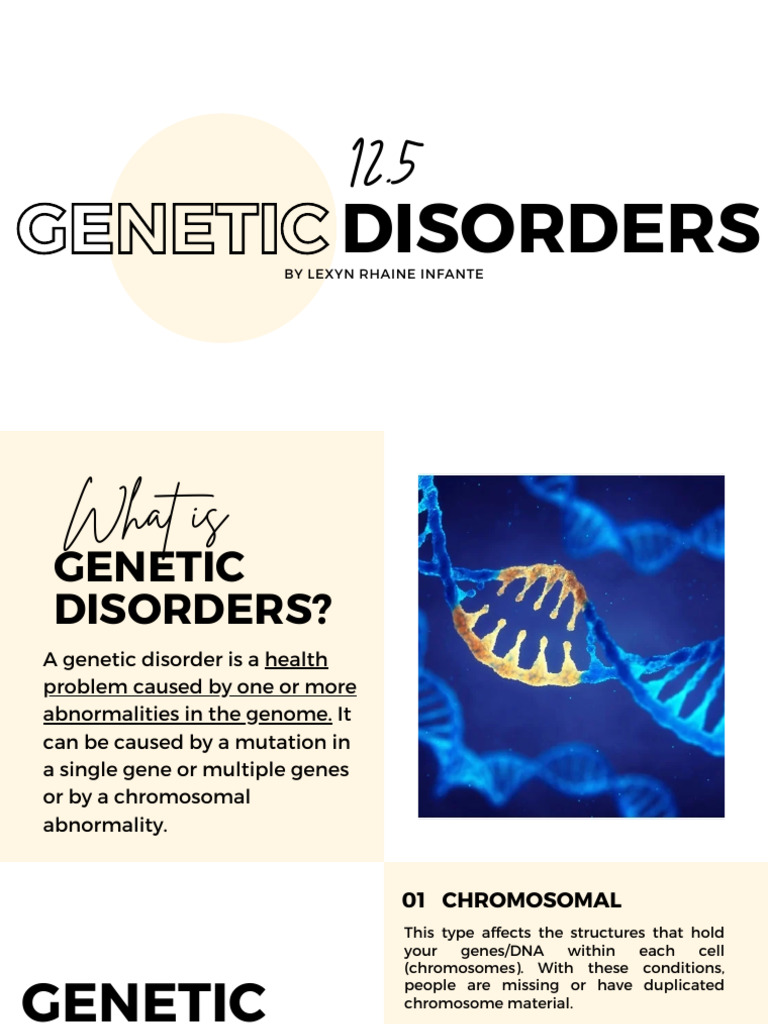 Genetic Disorders | PDF | Genetic Disorder | Biology