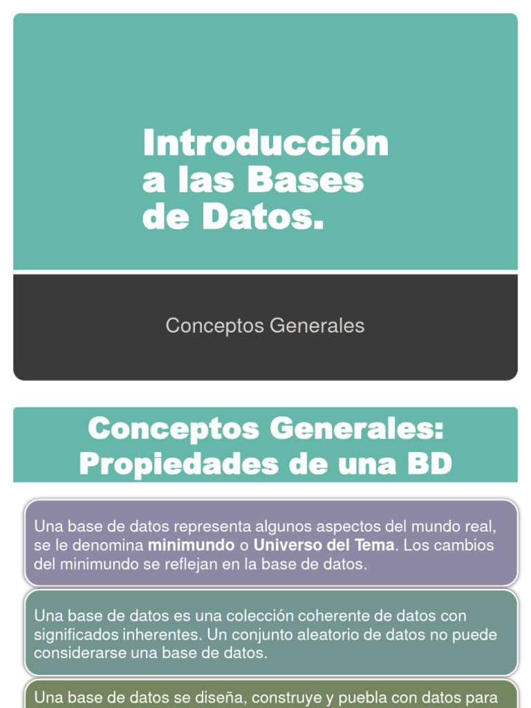1 Guía de Estudio Introducción A Las Bases de Datos | PDF | Bases de datos | Archivo de computadora