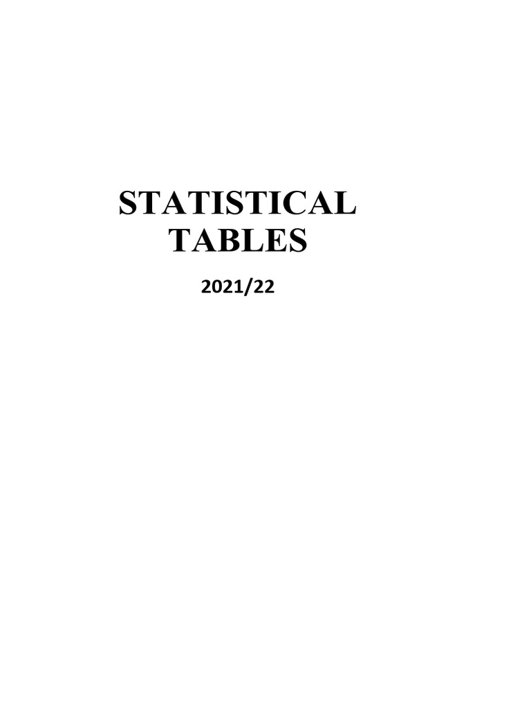 Statistical Tables | PDF | Gross Domestic Product | Banks