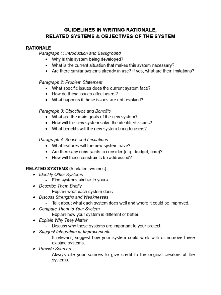 Guidelines-In-Writing-Rationale-Related-Systems-Objectives-Of-The ...