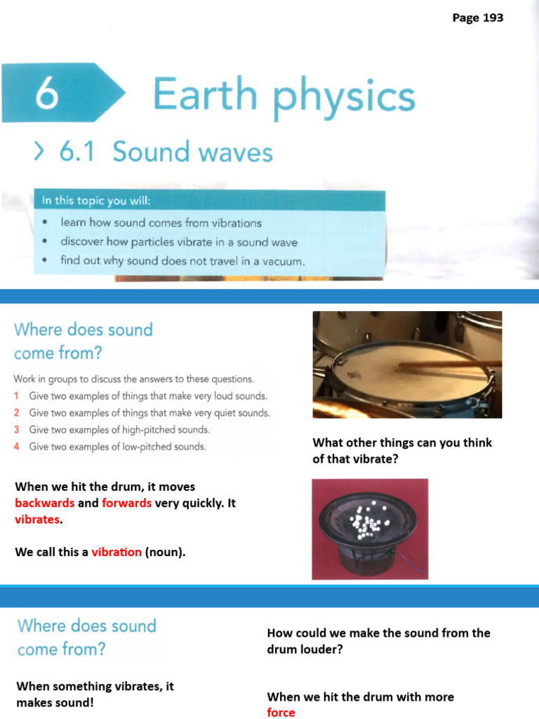 Unit 6.1 Sound Waves | PDF | Language Arts & Discipline