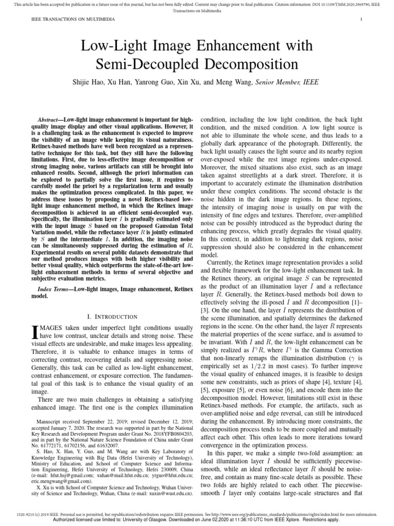 Hao 2020 | PDF | Matrix (Mathematics) | Artificial Neural Network