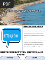 River Training Structures - Groynes | PDF | River | Erosion