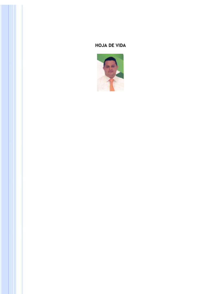 Hoja de Vida Rubiel Hernán Aparicio | PDF