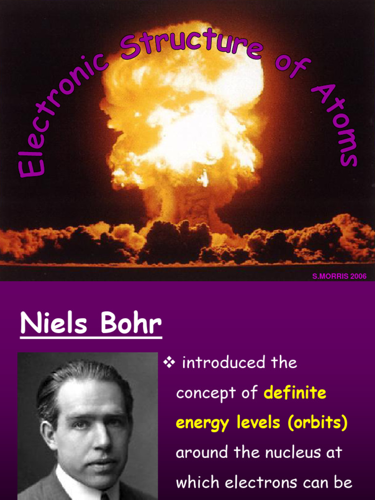 Unit 4 Electronic Structure Part 1 Pdf Atomic Orbital Electron Configuration