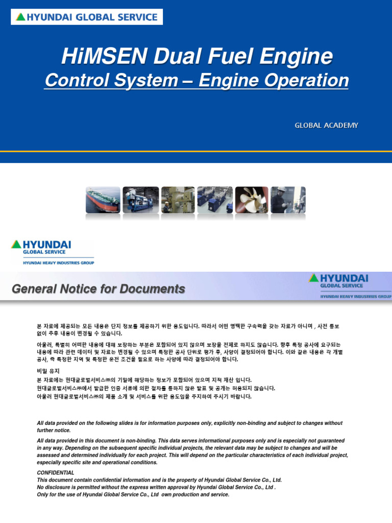 08 (Eng) HiMSEN DF ECS Engine Operation | PDF