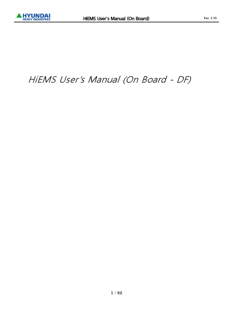 HiEMS User Manual V2.10 | PDF | Tag (Metadata) | Chart