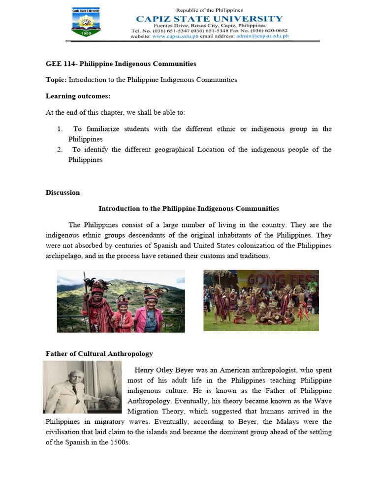 Indigenous people | PDF | Ethnicity | Ethnic Groups