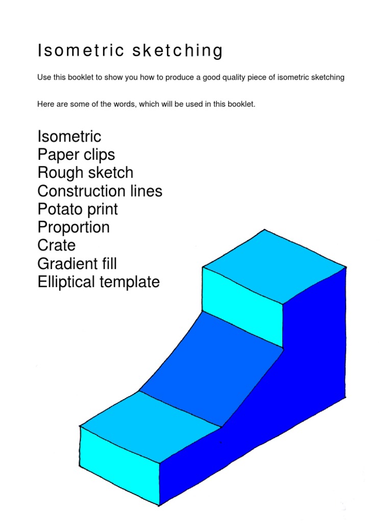 Isometric Sketching Techniques Guide | PDF | Rendering (Computer ...