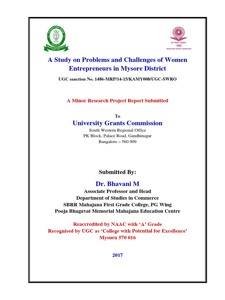 2 Woman Entereprenur | Download Free PDF | Entrepreneurship | Survey ...