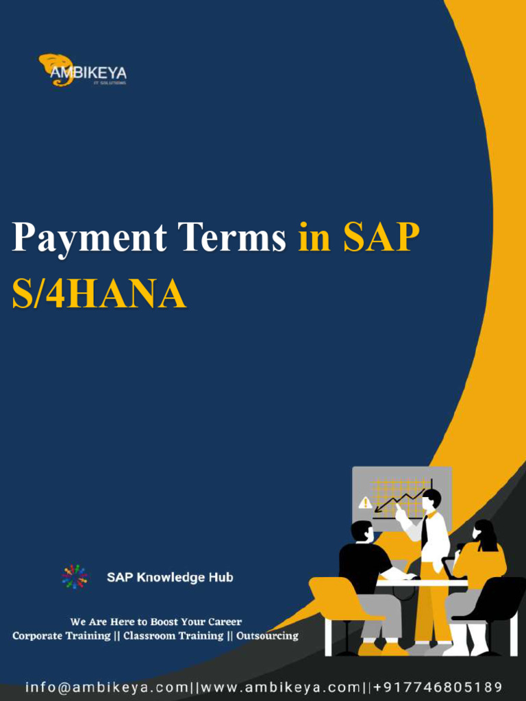 SAP S/4HANA Payment Terms Guide | PDF | Invoice | Payments