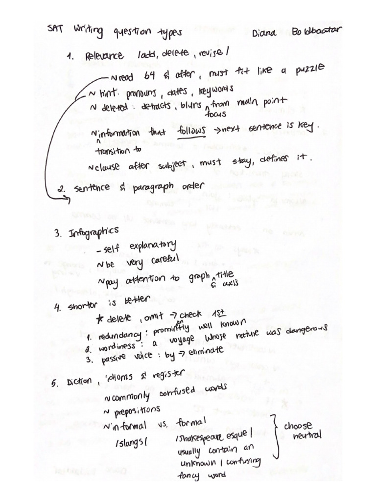 Writing Key Info | PDF