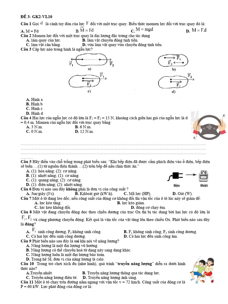 De Thi GK2 VL10 | PDF