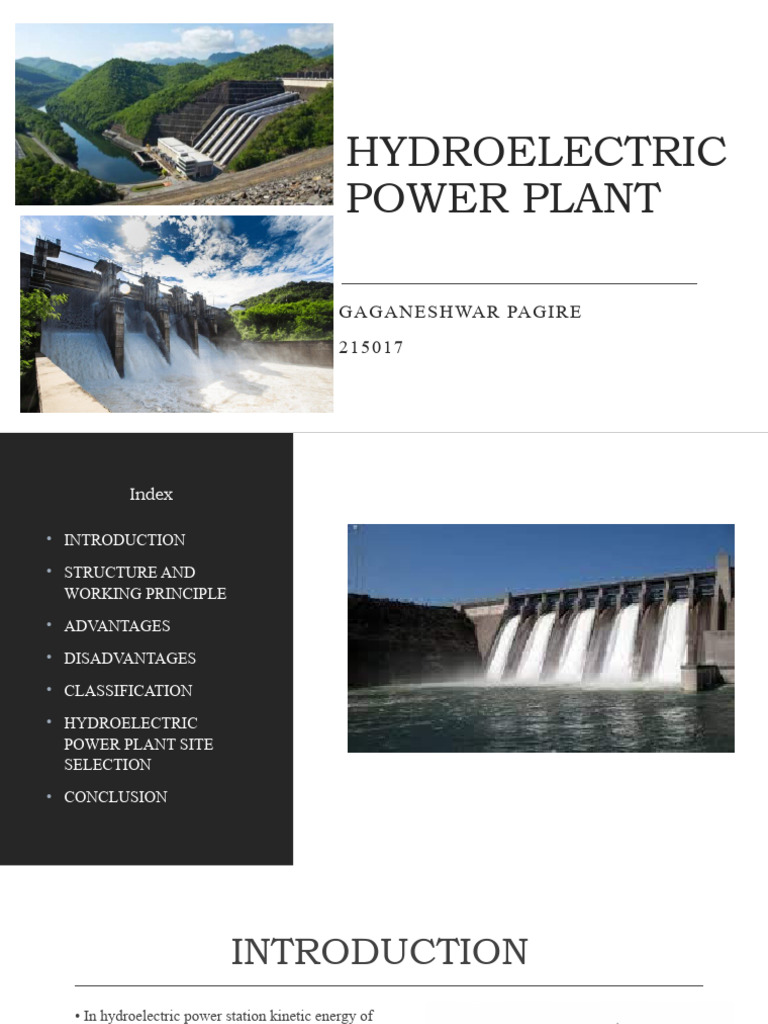 Hydroelectric Power Plant | PDF | Hydroelectricity | Power Station