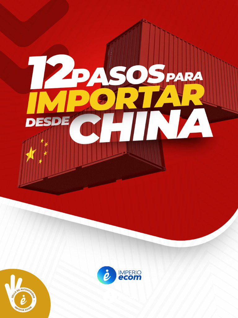 Libro 12 Pasos para Importar Desde China | PDF | Comercio | Business