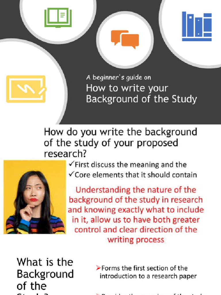NeilJohnDeVera1 How To Write Your Background of The Studypptx | PDF