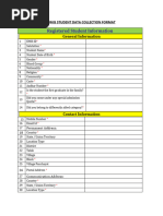 Parent Declaration Form For NSP | PDF