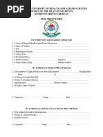Hospital Sick Sheet Form1 | PDF