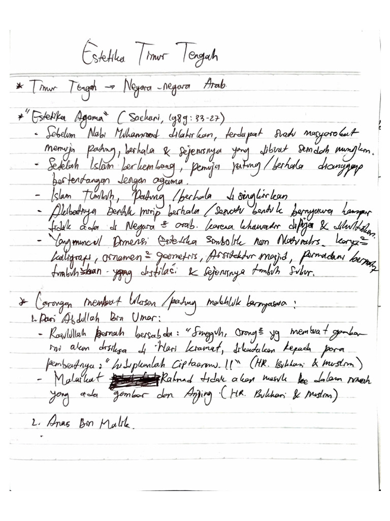 Wisnu Aji Prabowo - C0820050 - Review Estetika Timur Tengah | PDF