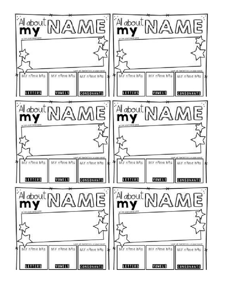 All About My Name | PDF