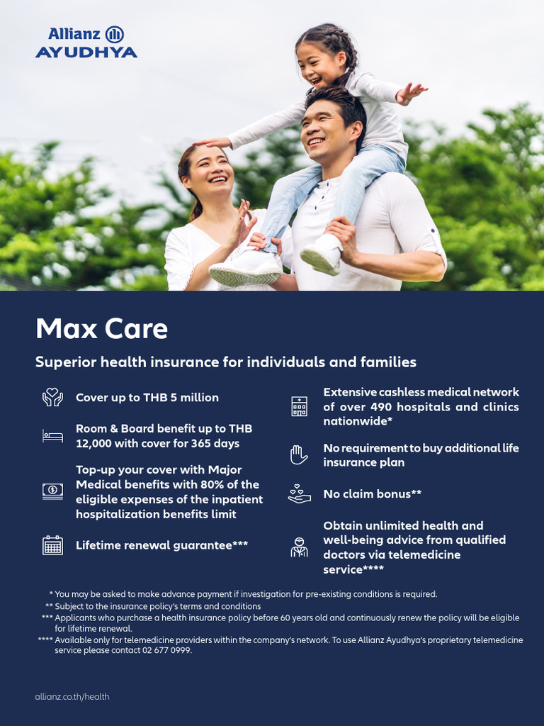 Max Care Brochure EN | PDF | Insurance | Hospital
