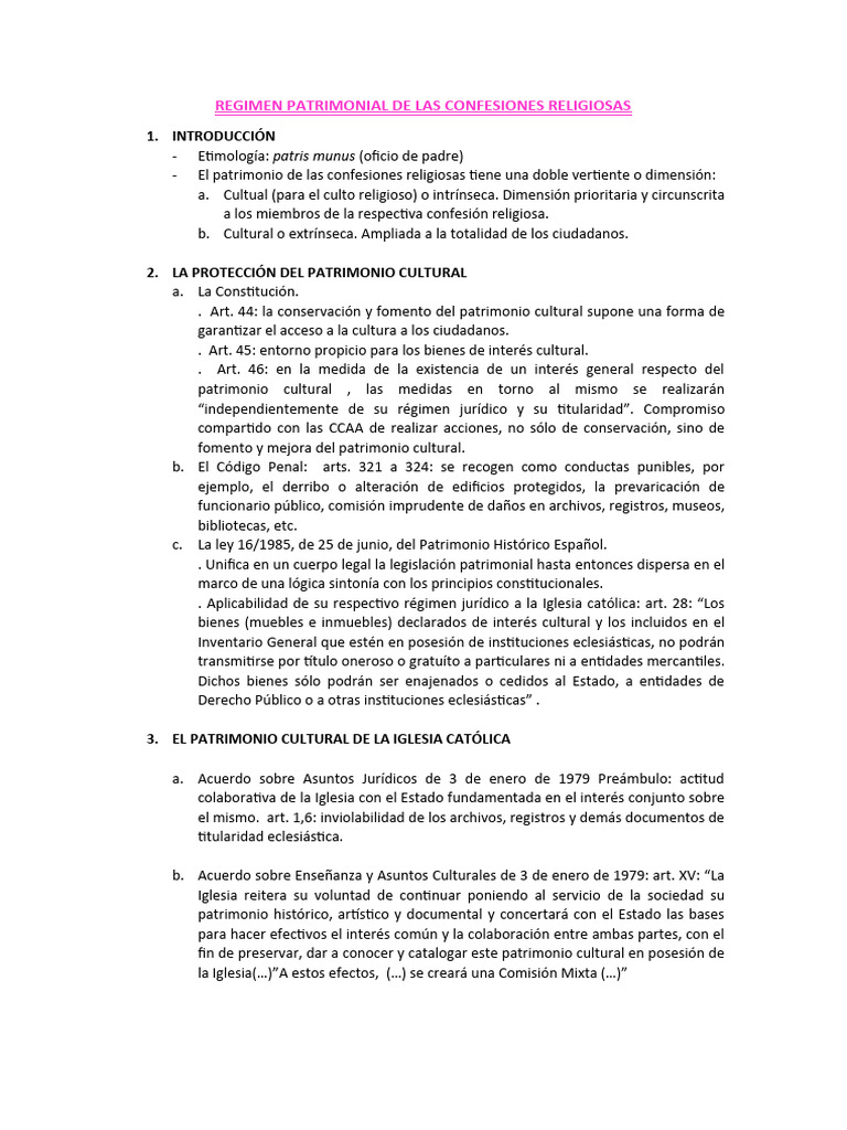 Tema 7 Lib Religiosa | PDF | Impuestos | Iglesia Católica