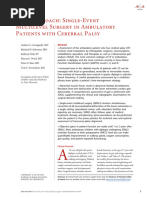 FAC - Functional Ambulation Categories | PDF