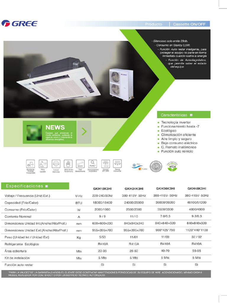 Catalogo de GREE 2019 | PDF