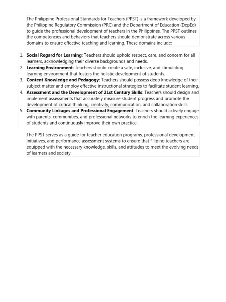 PPST: Assessment and Reporting Insights | PDF | Educational Assessment ...