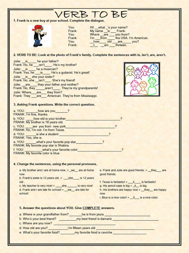 Verb Tobe | PDF | Language Families | Language Mechanics