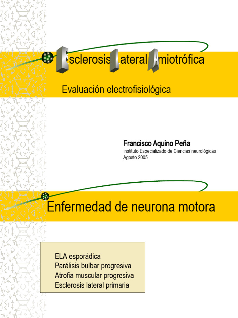 Ela Neurofisiologia | PDF | Electromiografia | Nervio