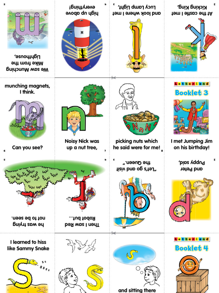 Letterland Reading Booklet 3-4+instructions | PDF