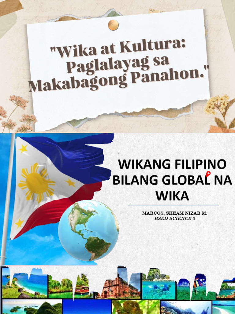Wikang Filipino Bilang Global Na Wika | PDF