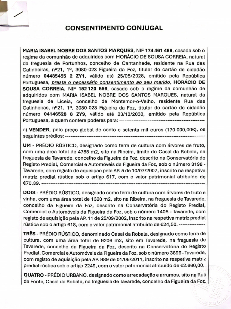 Consentimento Conjugal | PDF