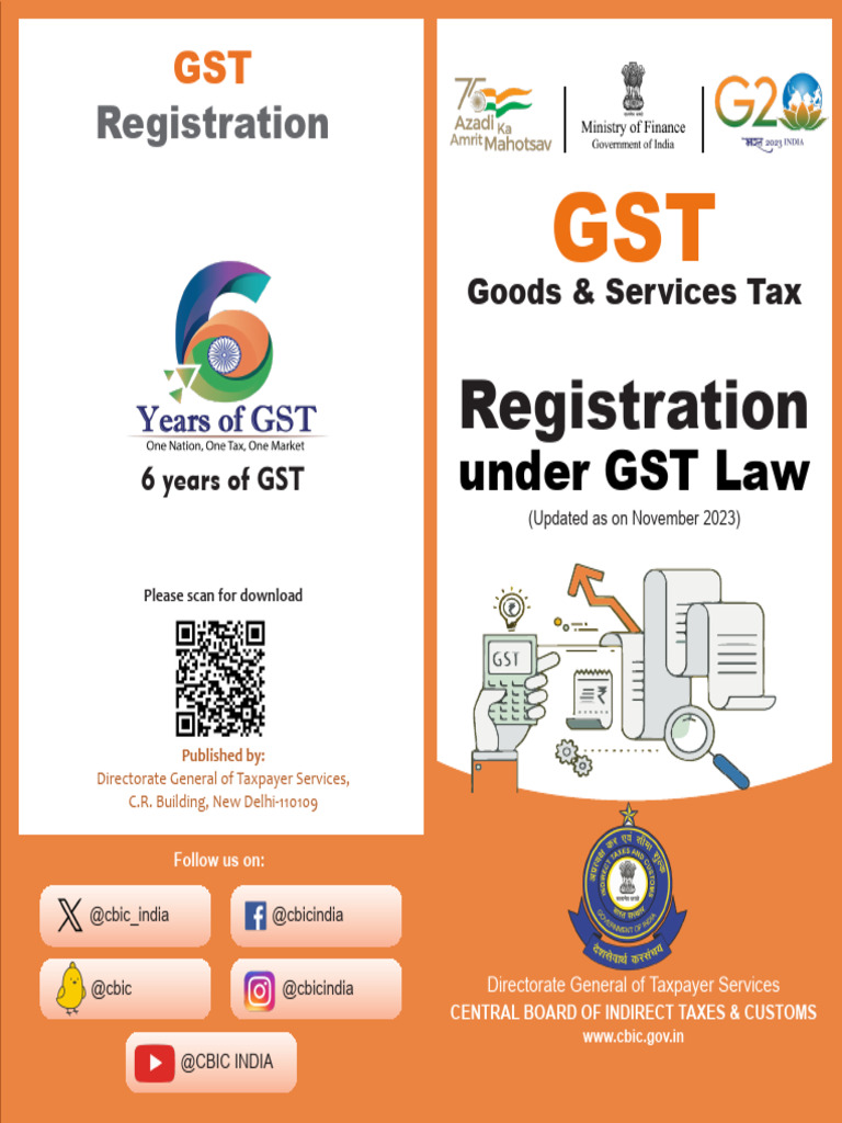 Registration in Gst Nov | PDF | Taxes | Authentication