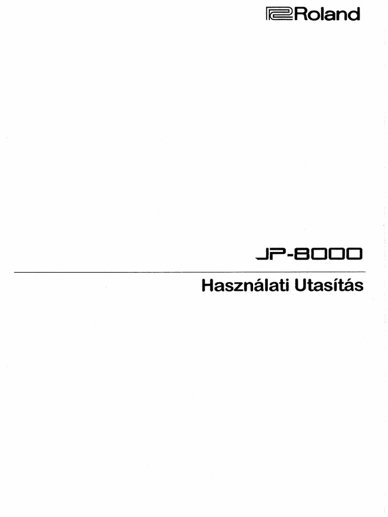 JP 8000 | PDF
