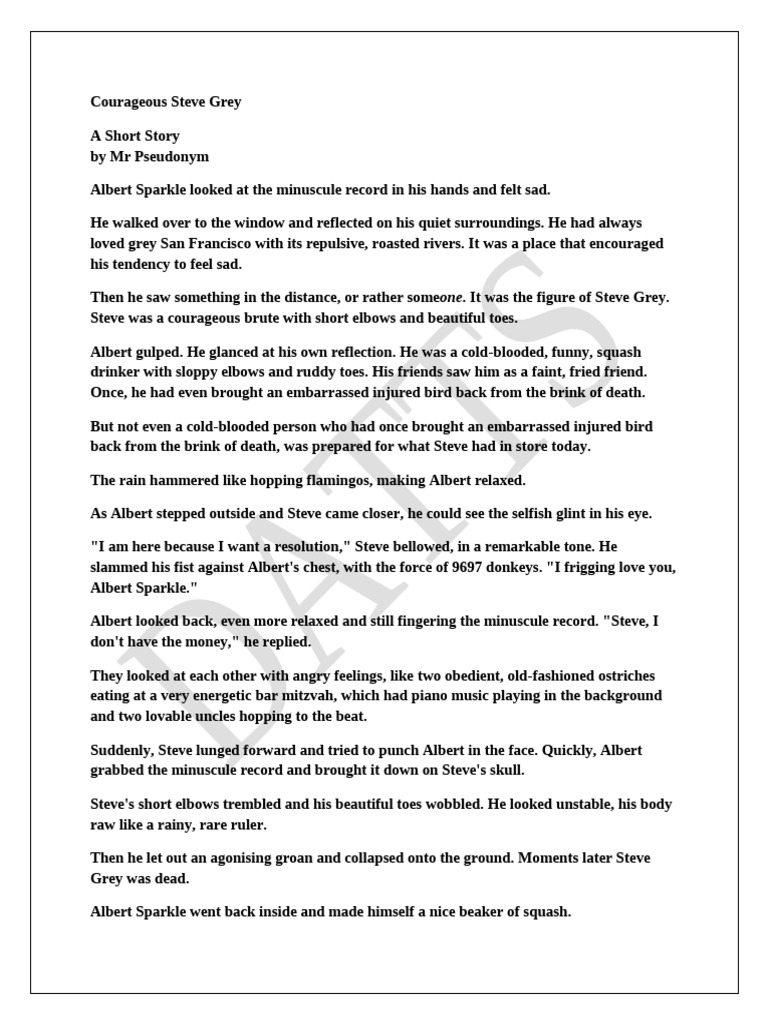 Courageous Steve Grey | PDF