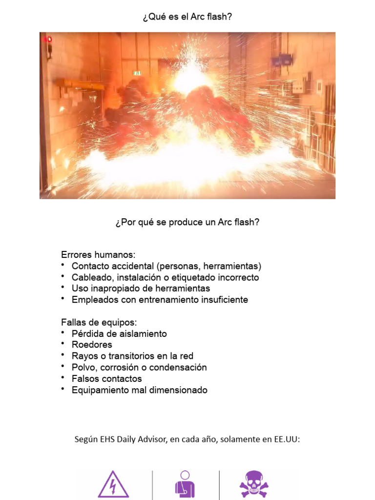 Prevención y riesgos del Arc Flash | PDF | Tecnología