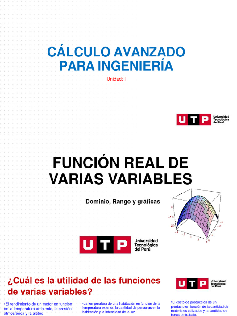 FUNCION REAL DE VARIAS VARIABLES | PDF | Función (Matemáticas) | Lógica matemática