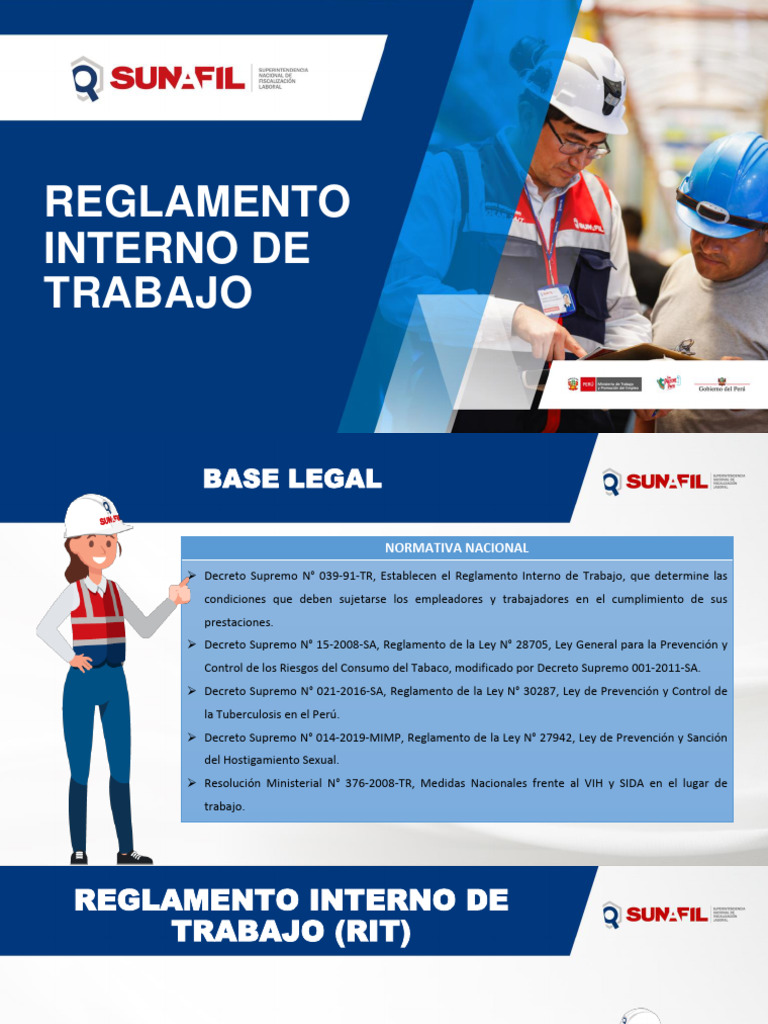 Reglamento Interno de Trabajo | PDF | Regulación | Derecho laboral