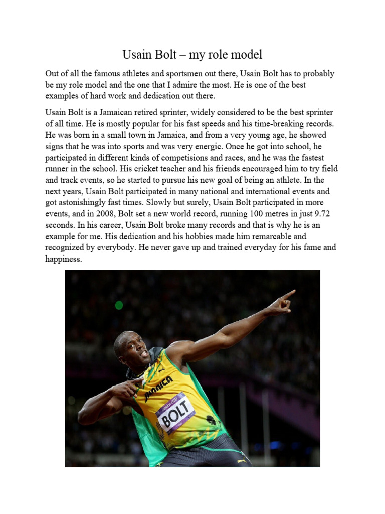 Usain Bolt | PDF | Sports & Recreation | Lifestyle