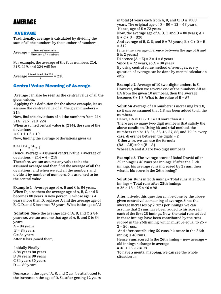 Average | PDF Average | PDF