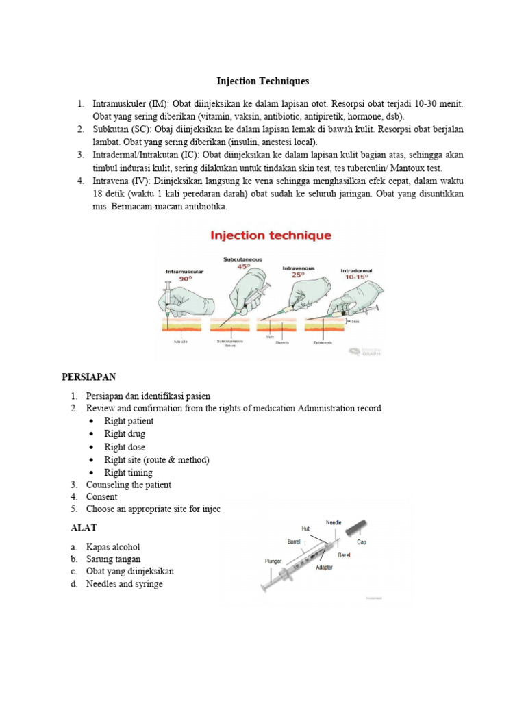 Injection Techniques | PDF | Sains & Matematika