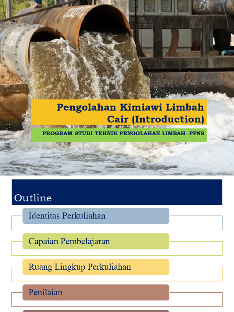 Kontrak Perkuliahan Pengolahan Kimiawi Limbah Cair | PDF | Sains & Matematika