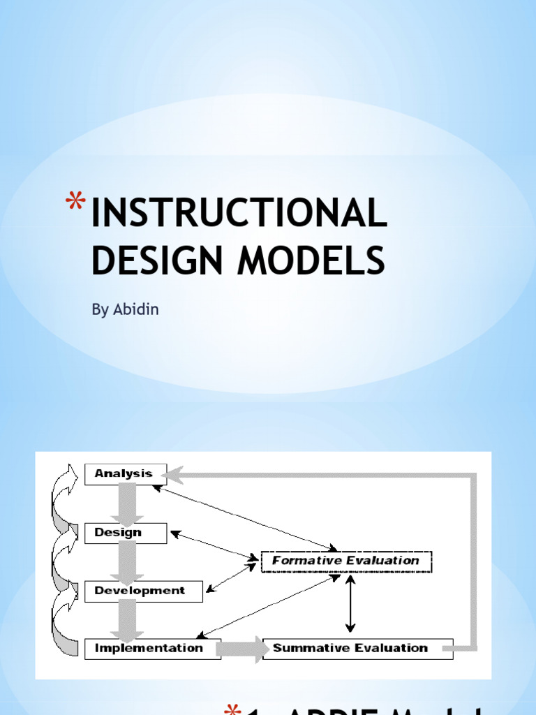 Abdn's Bagan Model-Model Desain Pembelajaran | PDF