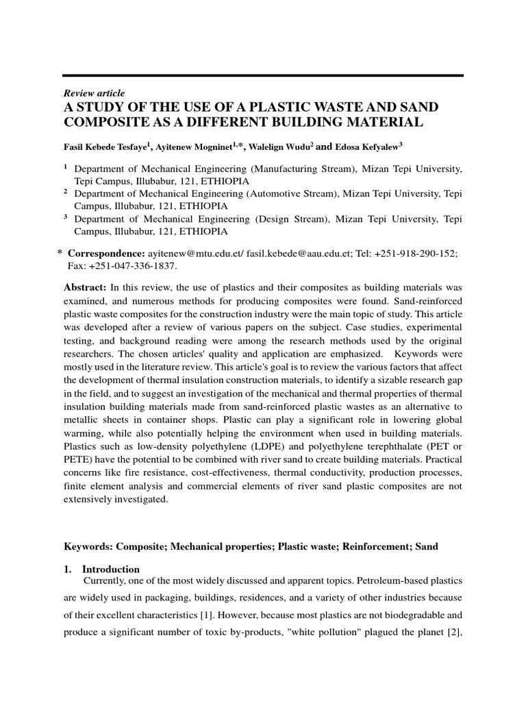 Study Plastic | PDF | Plastic | Composite Material