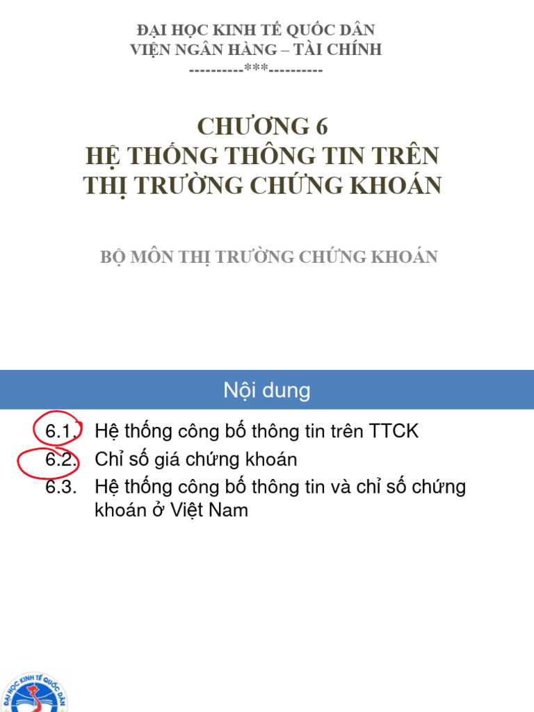 Chuong 6. He Thong Thong Tin Tren TTCK | PDF