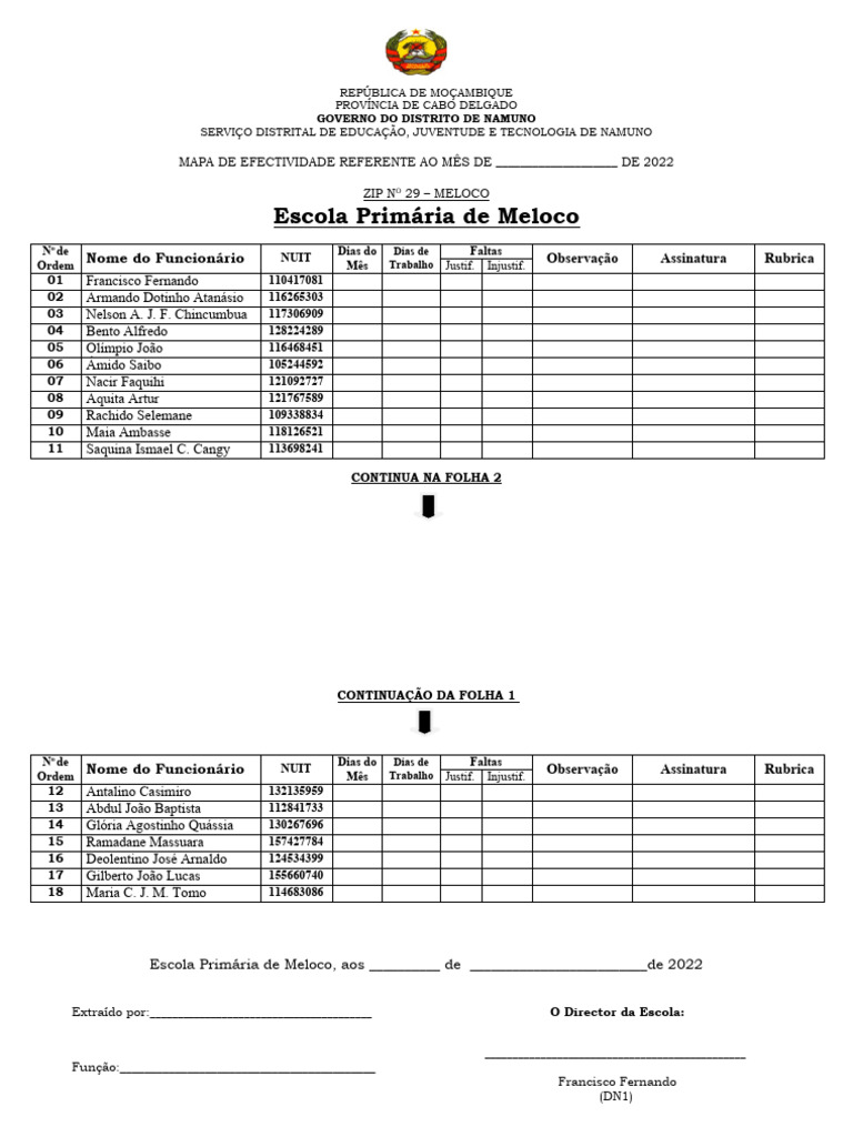 Mapa de Efectividade Nov 2022 | PDF