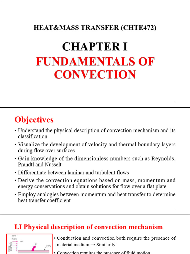 Heat Mass Transfer Iv Chte472 Chapter 1 Fundamentals Of